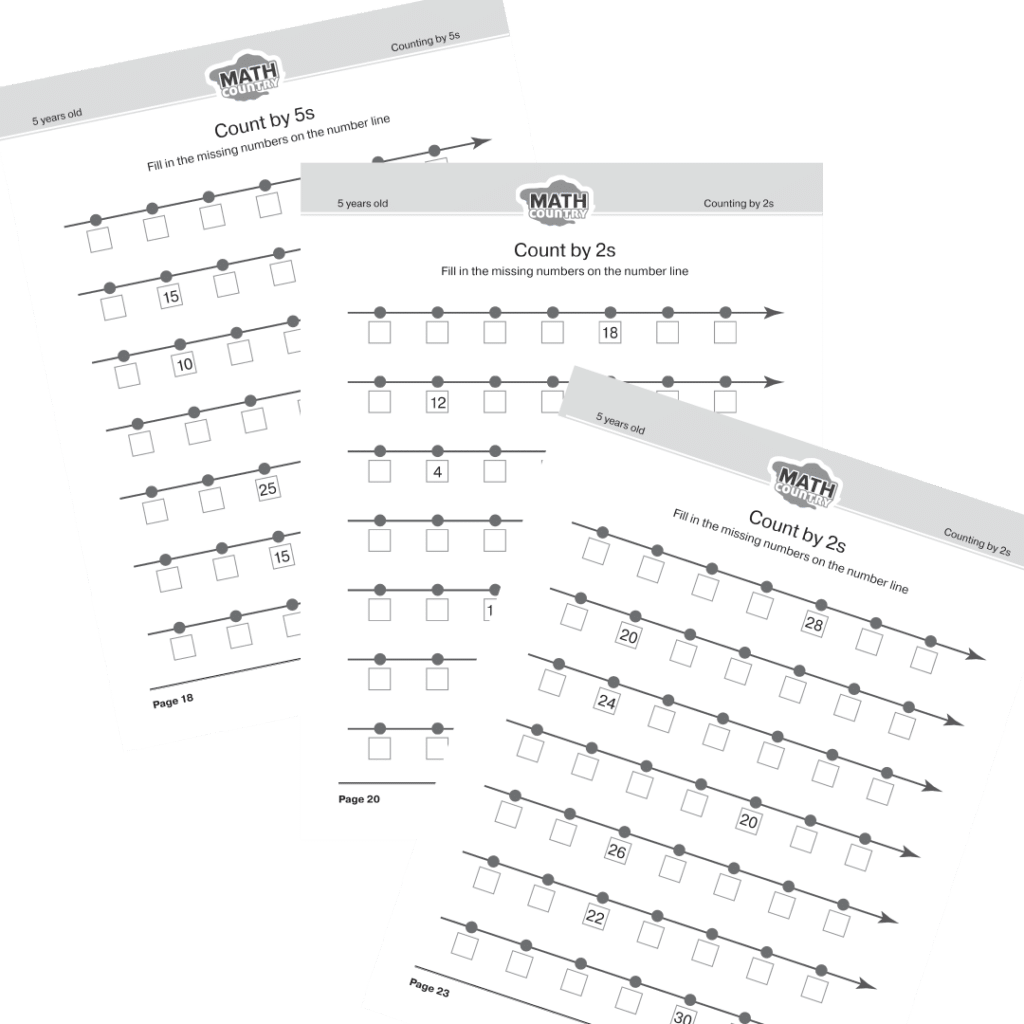 Skip Counting. Kindergarten Math Worksheets (age 5+) | Math Country