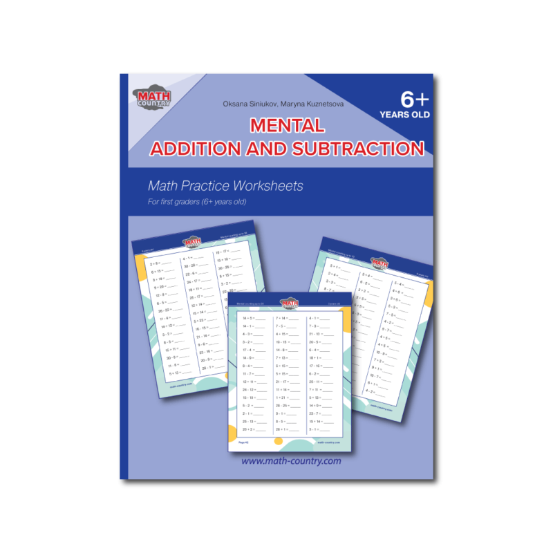 Math Worksheets Grade 1 Addition And Subtraction To 30 Age 6 Math