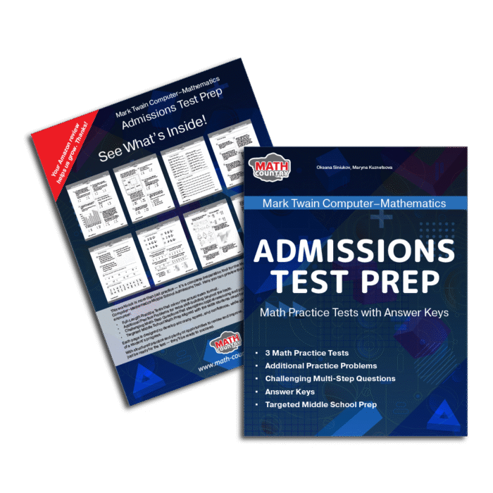 Mark Twain Computer–Mathematics Admission Test Prep – Math Country